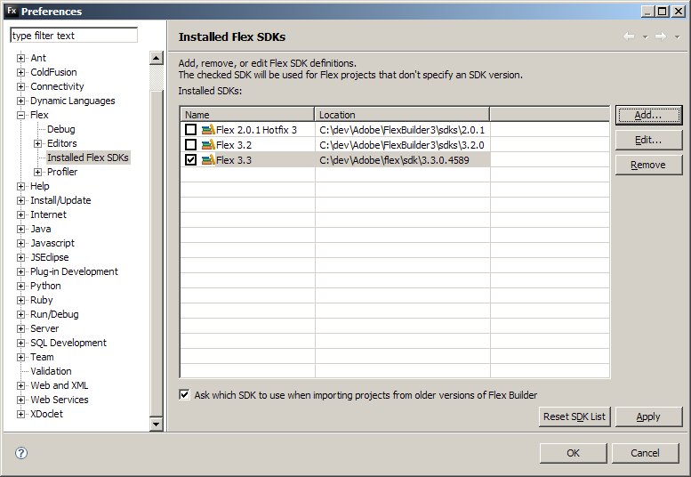 Using Flash 10 debug projector in Flexbuilder 3.3 – Fijiaaron